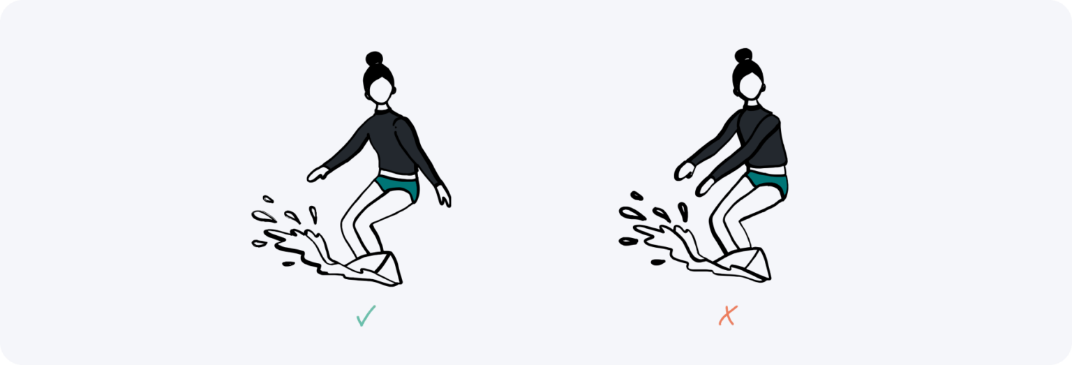 The Proper Surfing Stance