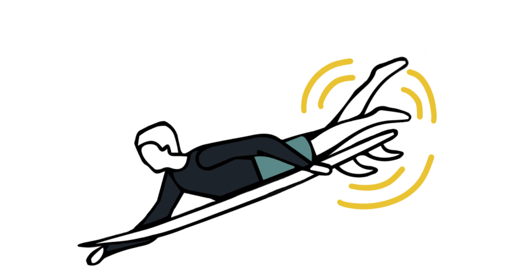 How to Paddle on a Surfboard