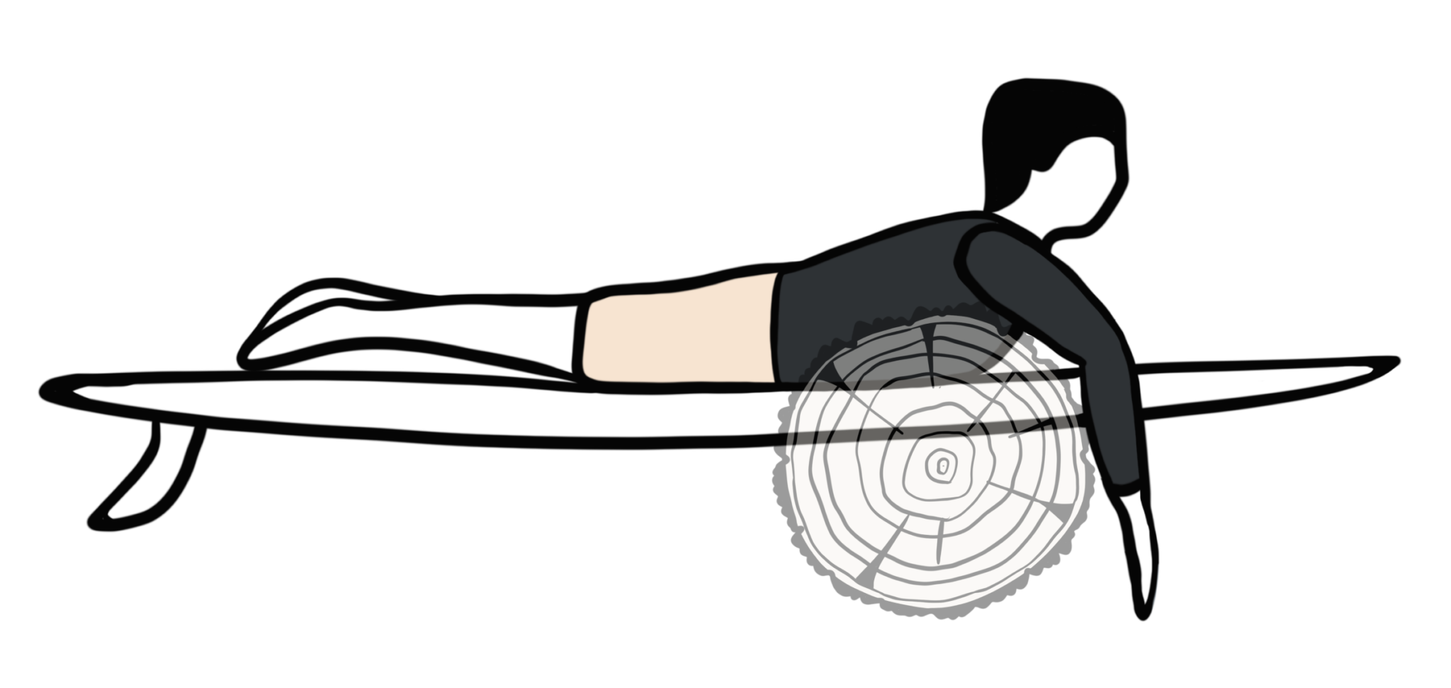 How to Paddle on a Surfboard